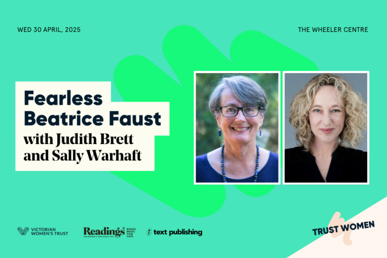 Watch | Fearless Beatrice Faust Book Launch - Victorian Women's Trust